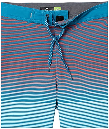 Quiksilver Boys' Surfsilk Massive YTH 17 Boardshort Swim Trunk, Seaport, 27