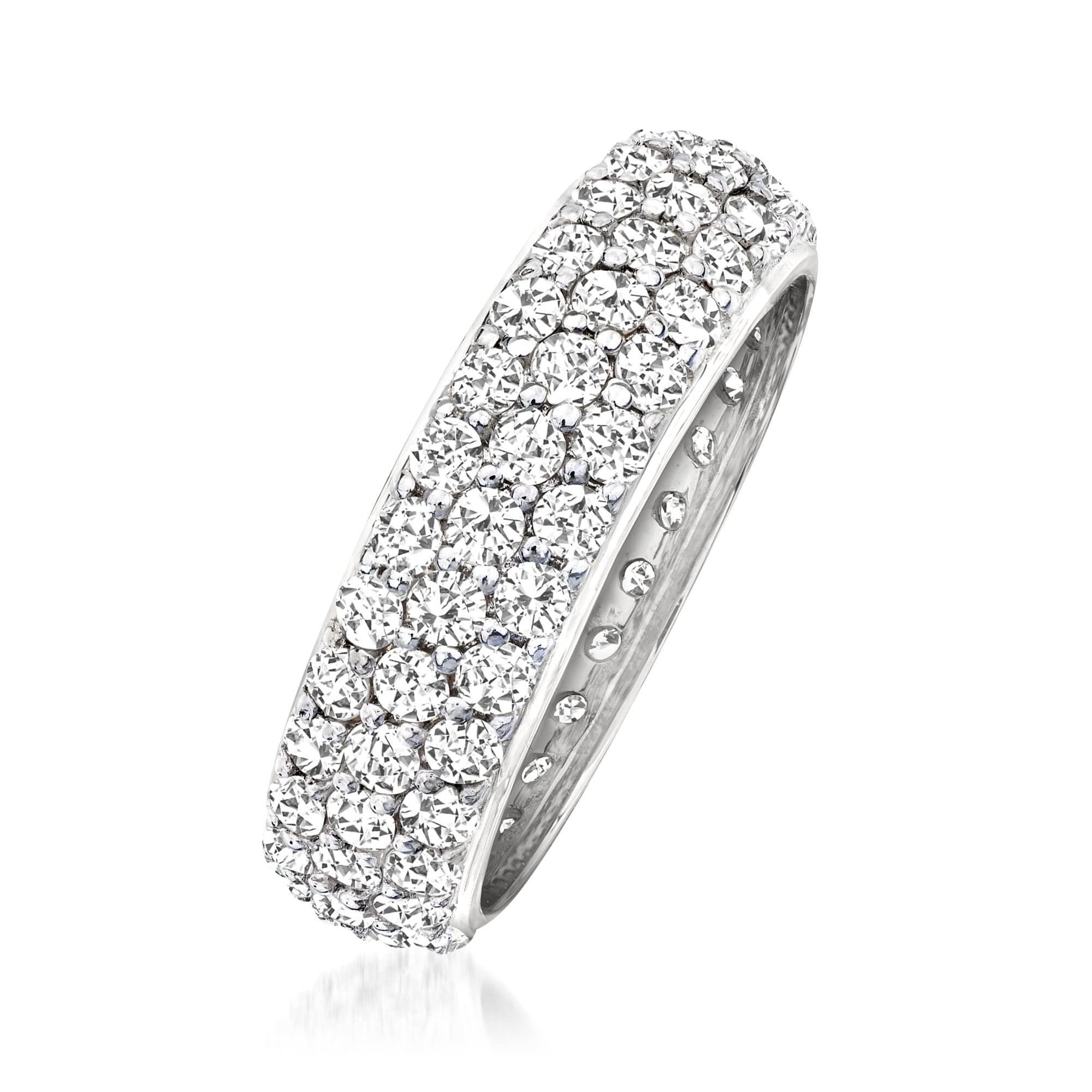 Ross-Simons Pave Diamond Eternity Band in 14kt Gold