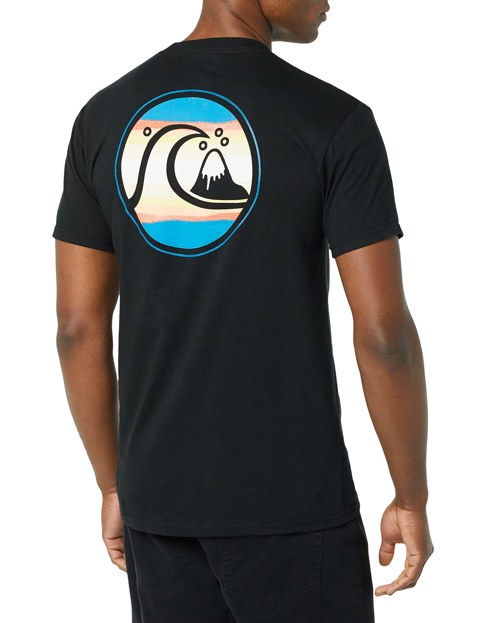 Quiksilver Men's Resin Tint Mt0 Tee Shirt, Black, L