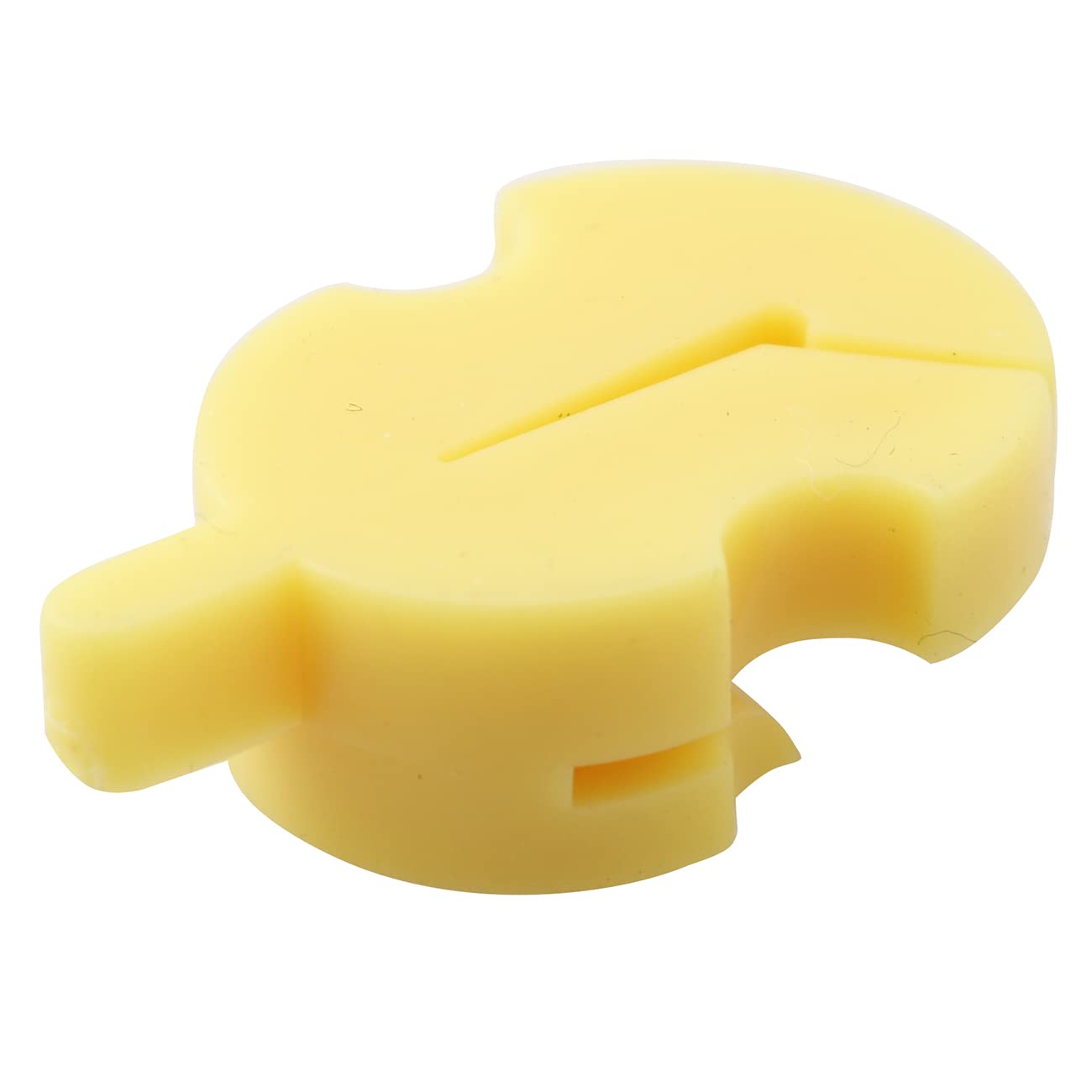 LQ Industrial 3pcs Tourte Style Rubber Mute Tourte-Style Yellow Rubber Mute for All Violins Small Violas Ultra Practice Silencer