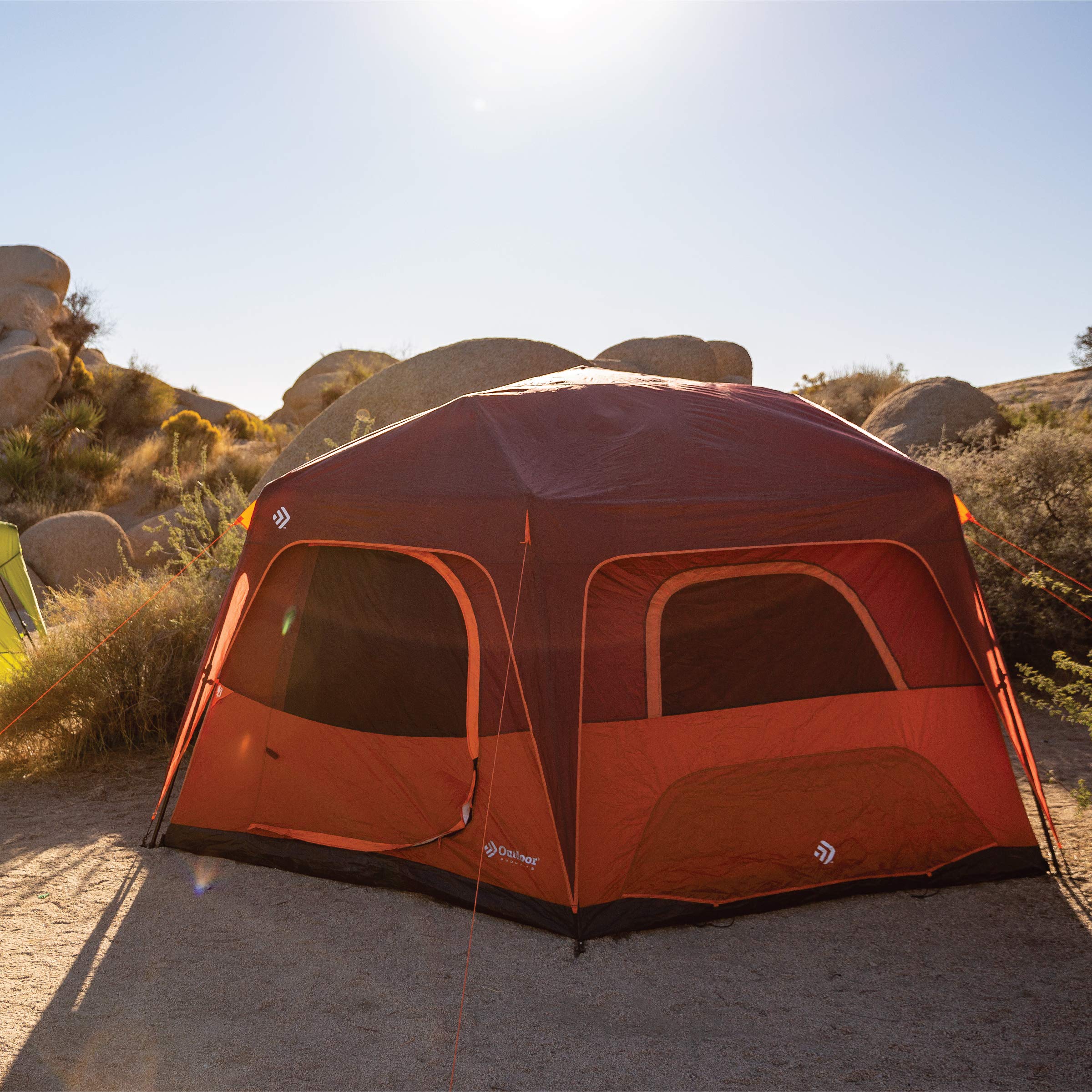 Outdoor Products 8 Person Instant Hexagon Tent with Built-in Lights
