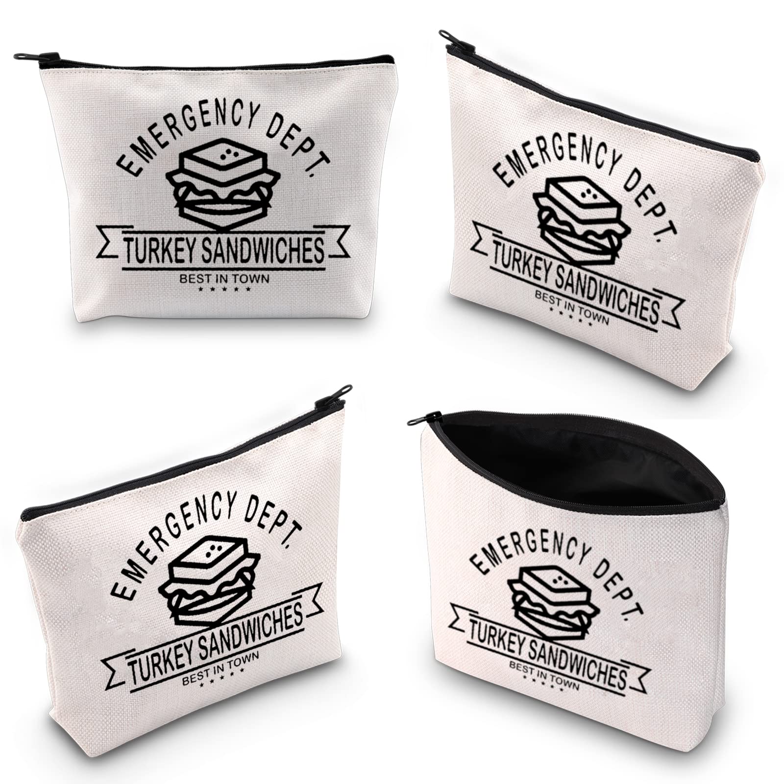 TOBGB Funny ED ER Nurse Gift Emergency Nurse Bag Emergency Room Nurse Makeup Bag Funny Nurse Gift ICU Nurse Gift (Emergency Dept Bag)