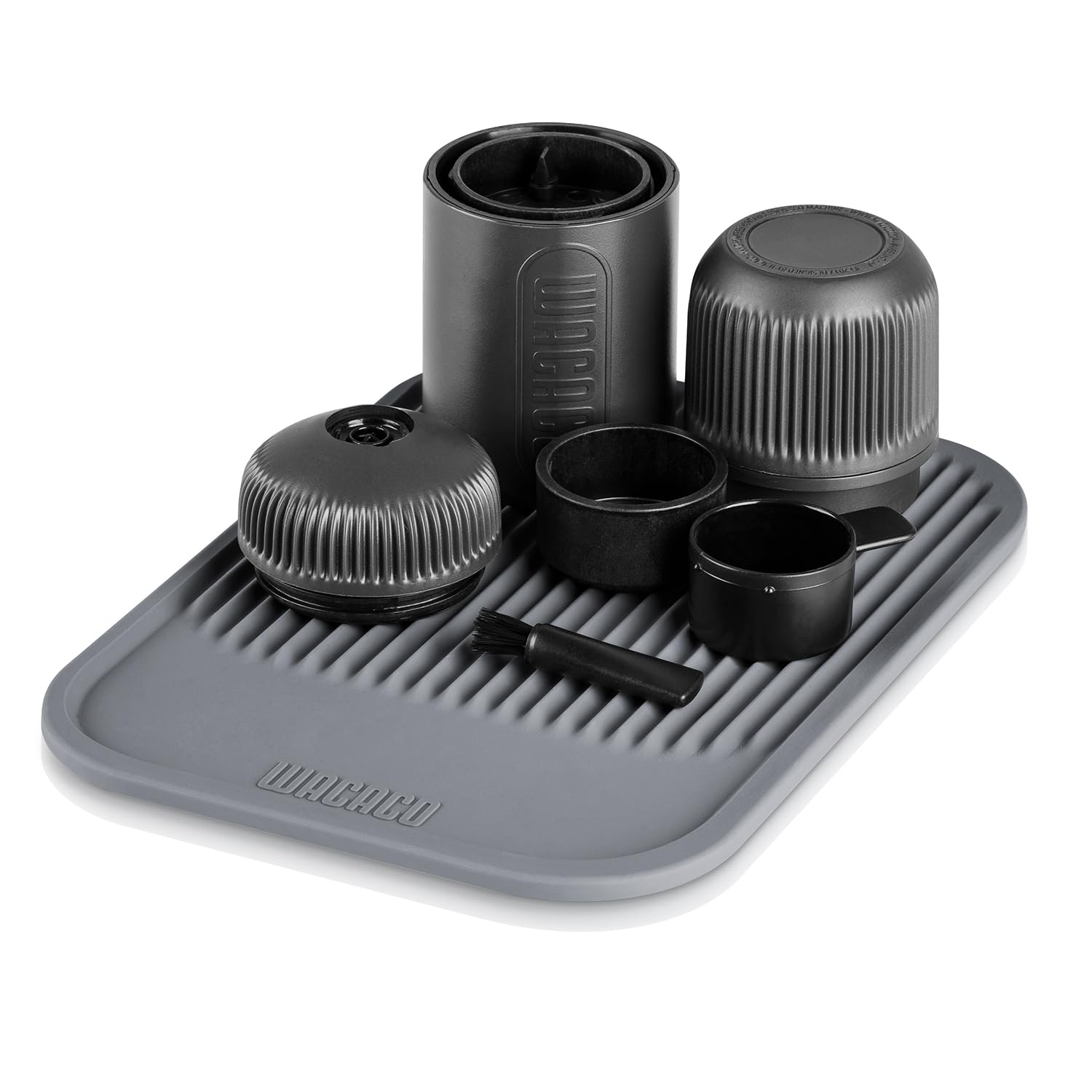 WACACO Coffee Mat, Multi-Purpose Drying Mat and Tamping Mat, Made of Food-Grade Silicone (Compact)