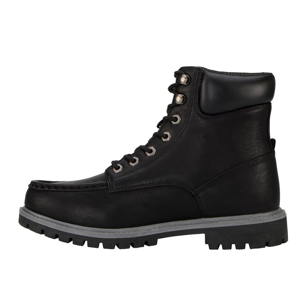 Lugz Men's Folsom Boot, Black/Charcoal, 10 D US