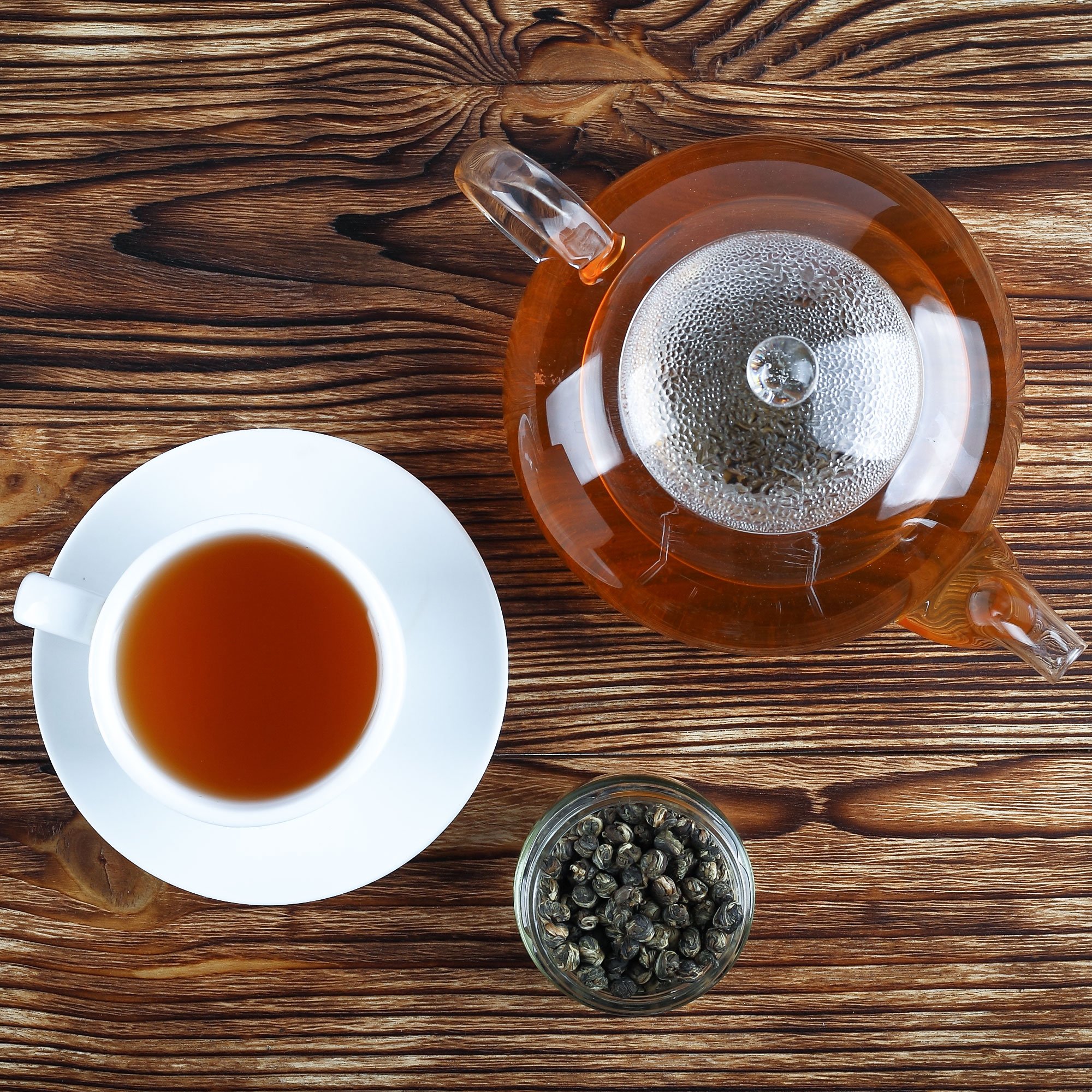 Tealyra - Imperial Jasmine Dragon Pearls - 4-Ounce - Green Tea Loose Leaf - Premium Jasmine Green Tea with Pleasant Aroma - Organically Grown - 113 Gram
