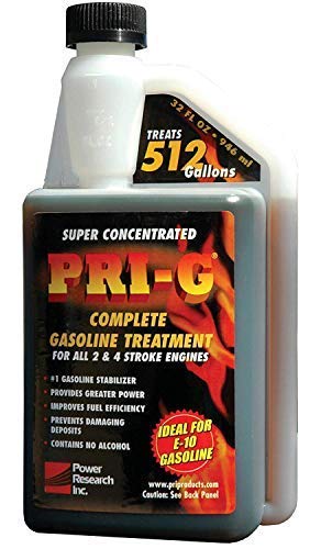 PRI Fuel Stabilizer For Gasoline 32oz Power Output Reduces HC/NOx Emissions