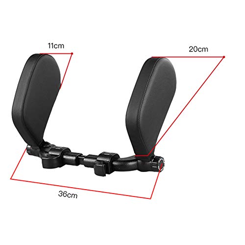 Mokia Car Seat Headrest Pillow,Hard PVC Sleeping Neck Pillow,Auto Adjustable Angle Shockproof Car Sleeping Cushion and Neck Pillow,for Kids Adults