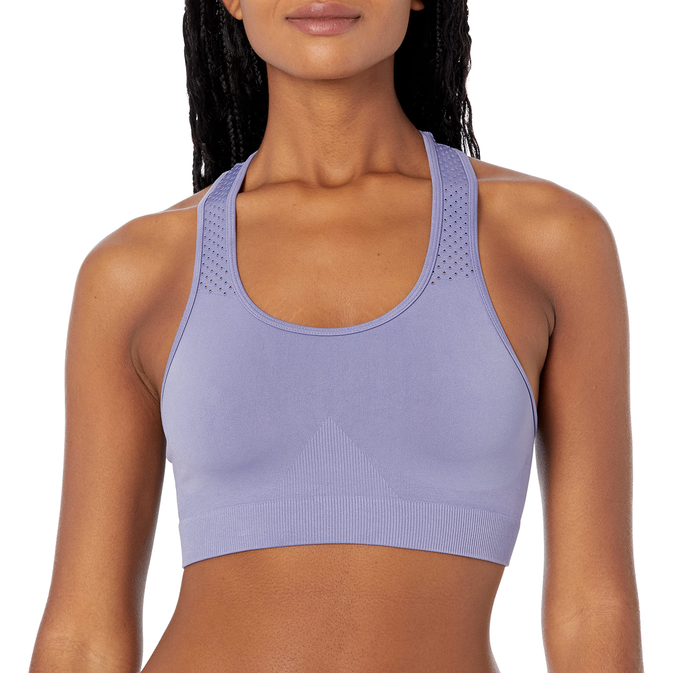 Pretty Polly Women's Eco Active Wear Crop Top, Purple (Blueberry), Medium/Large