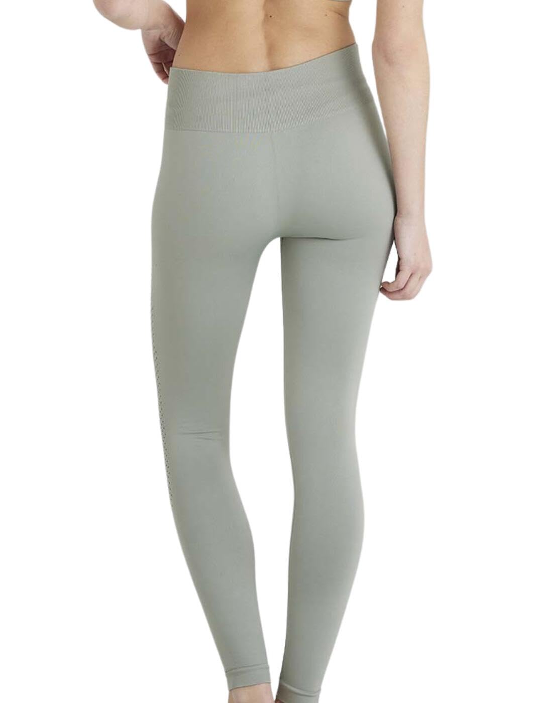 Pretty Polly Women's Eco Active Wear Leggings, Green (Sage), Medium