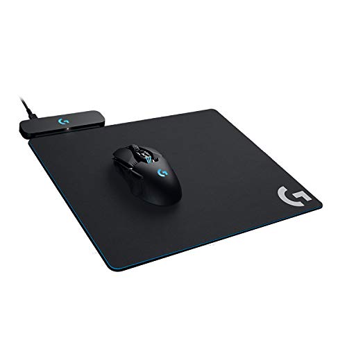 LogitechG PowerPlay Wireless Charging Mouse Pad, Compatible with G Pro/ G903/ G703/ G502 Lightspeed Gaming Mice - Black