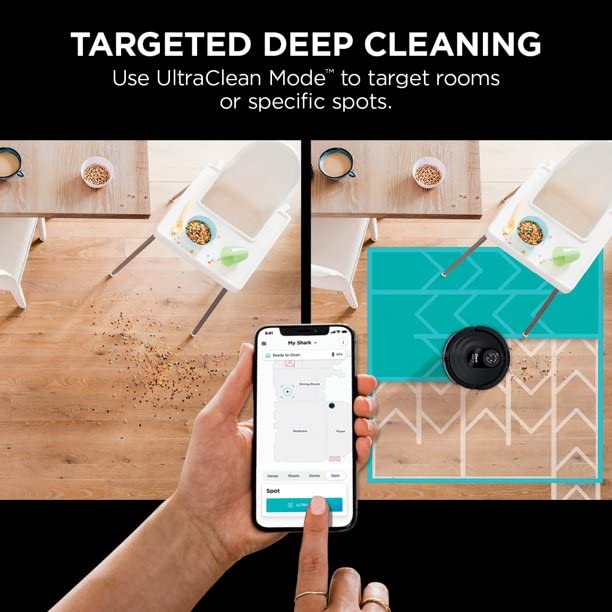 Shark AI VACMOP RV2000WD Wi-Fi Connected Robot Vacuum and Mop with LIDAR Navigation