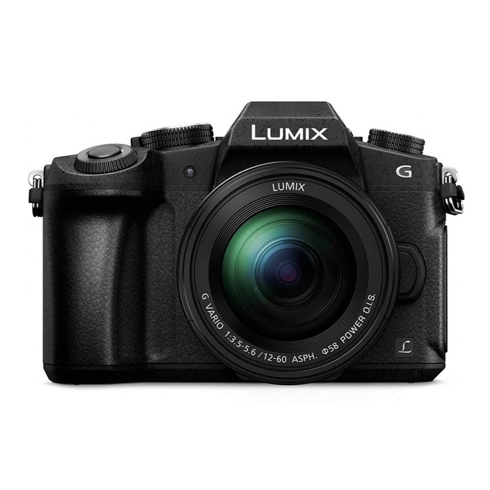 Panasonic LUMIX G85 4K Mirrorless Camera with G Vario 12-60mm and 45-200mm Lens Bundle with Microphone, Battery and Dual Charger, Backpack, 64GB Card, Tripod, 58mm Lens and Protection Filter (9 items)