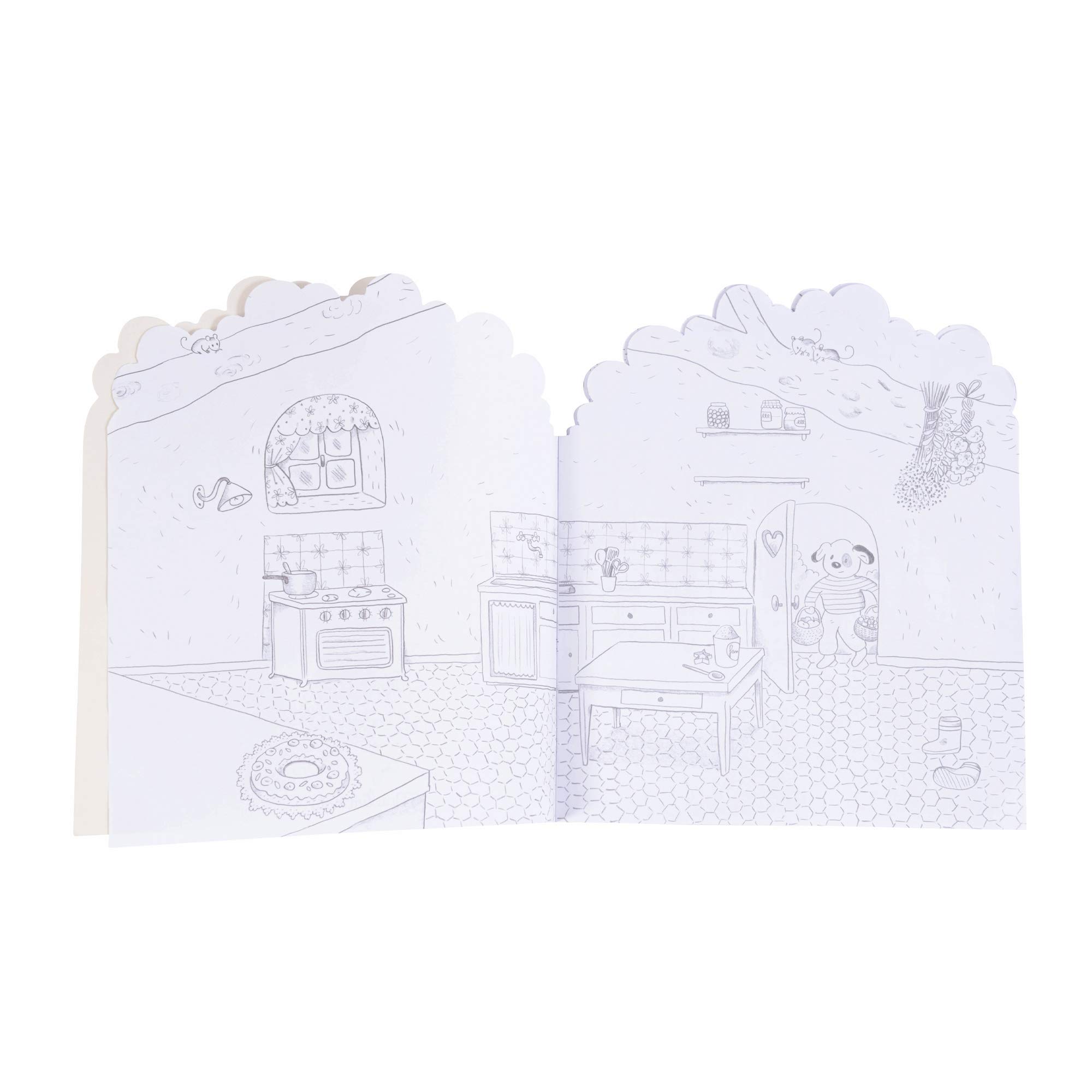 Moulin Roty La Grande Famille Sticker Book (20 Pages)