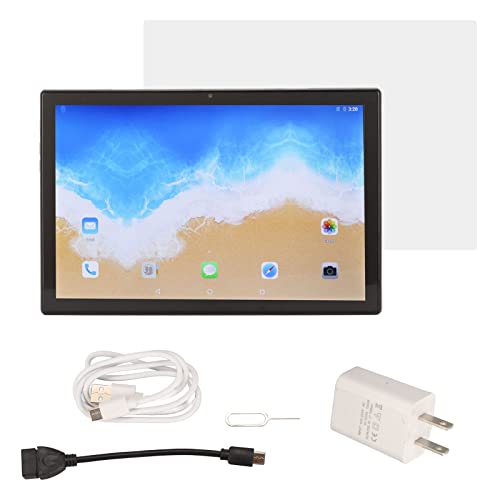 VINGVO 10.1 Inch Tablet 3200x1440 5G WiFi 8GB RAM 128GB ROM 8MP Front 13MP Rear 100-240V Tablet PC for Android 12 for Writing (US Plug)