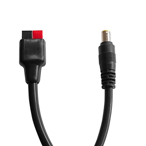 OUYFBO 14 AWG Cord DC 8mm Adapter to 45A Connector Extension Cable Wire for Solar Panel RV Goal Zero Yeti Jackery Compatible with Anderson Power Pole to Portable Power Station 1ft/30cm