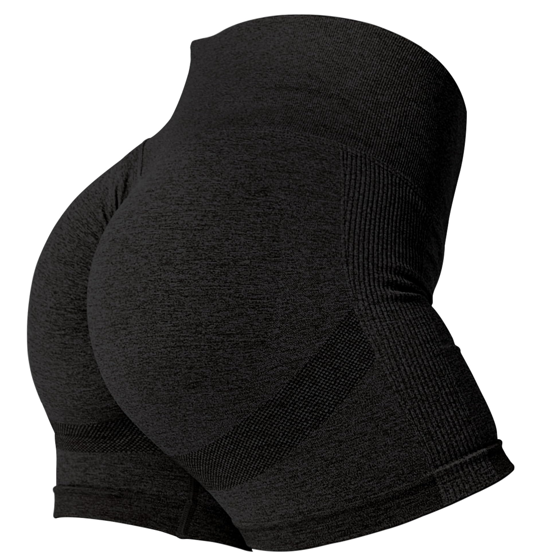TSUTAYA Women Workout Gym Shorts 3.6" Seamless Scrunch Butt Shorts High Waisted Yoga Booty Shorts