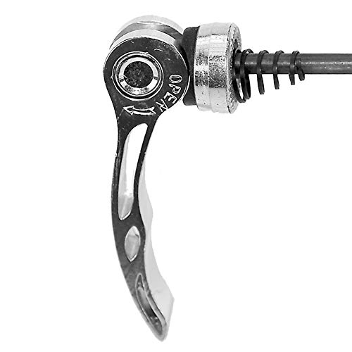 M-Wave Aluminum Front Hub Quick Release Skewer , Silver