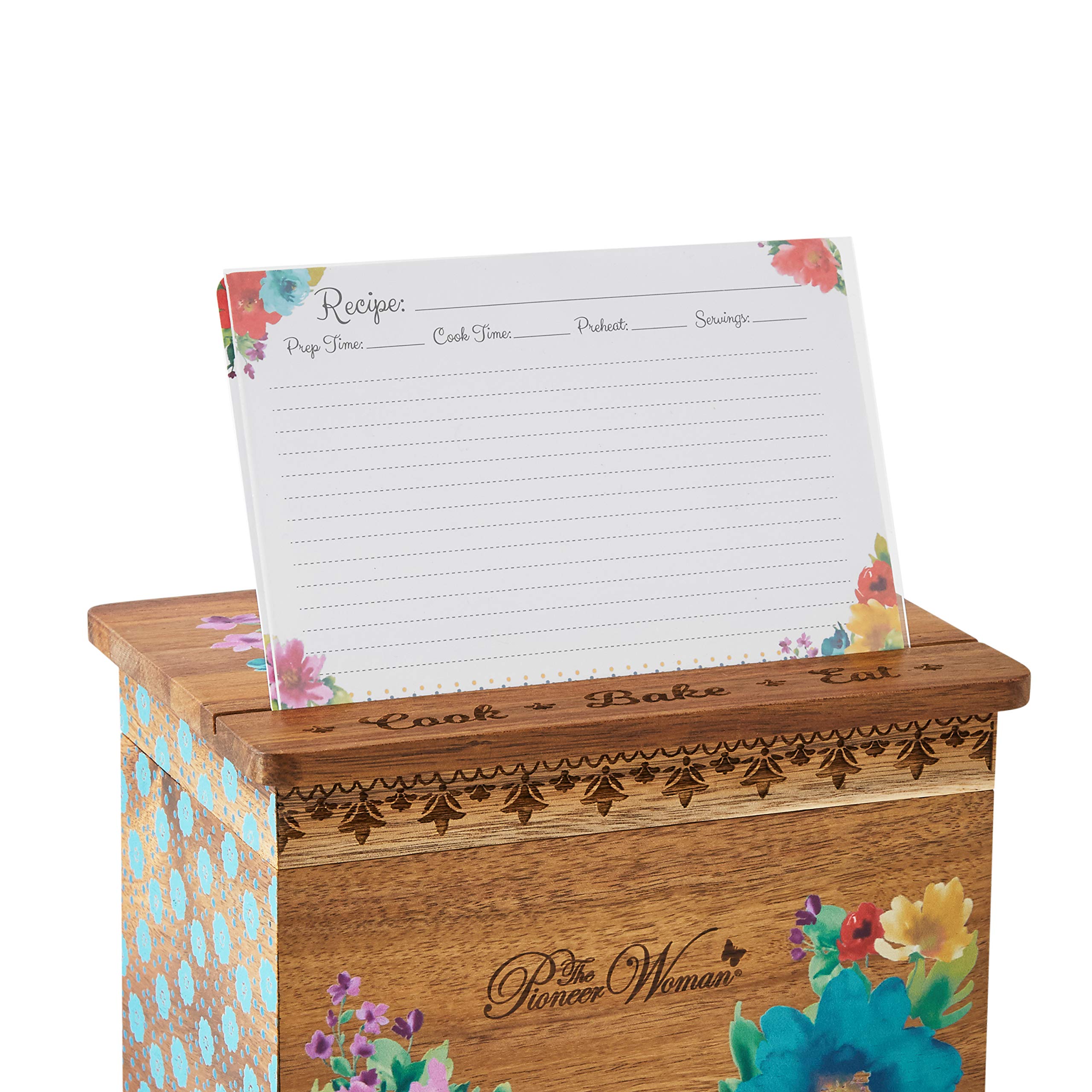TPW Ltd The Pioneer Woman Breezy Blossom Recipe Card Box Set