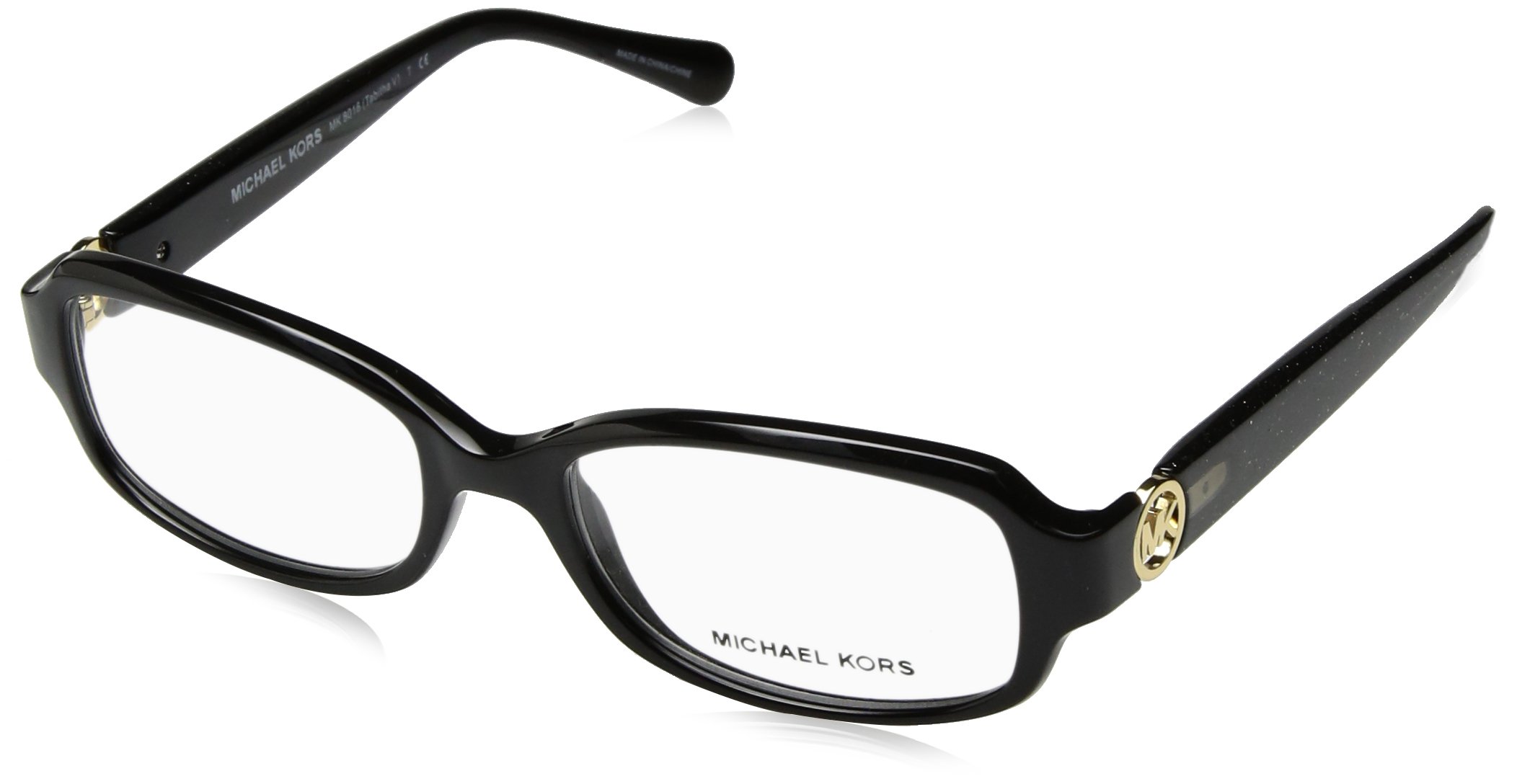 M. Kors Tabitha V MK8016 Eyeglasses-3099 Black/Black Glitter-52mm