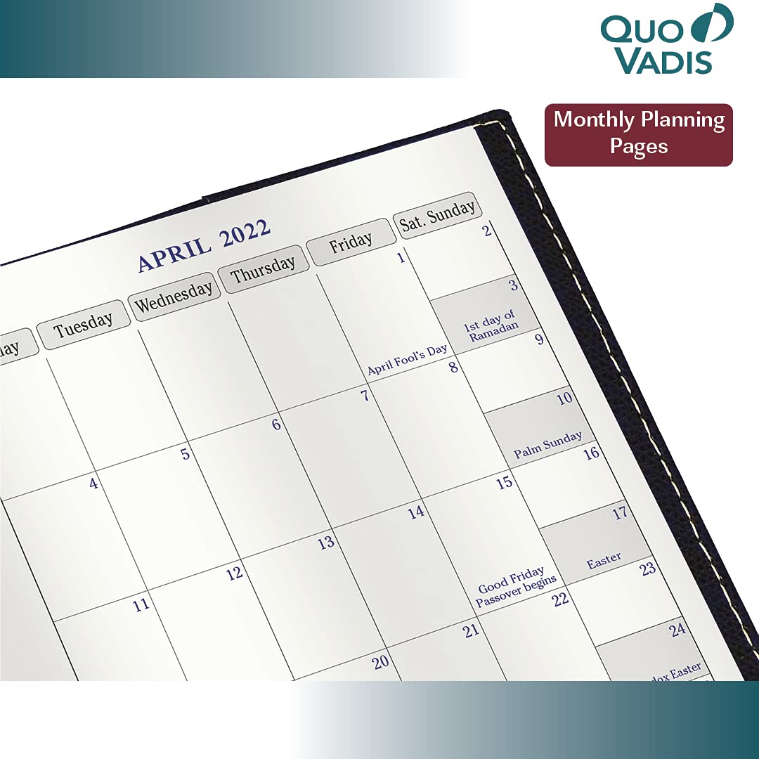 Quo Vadis 2023 Refill For Space 24 Planner - Appointment Organizer and Business Journal