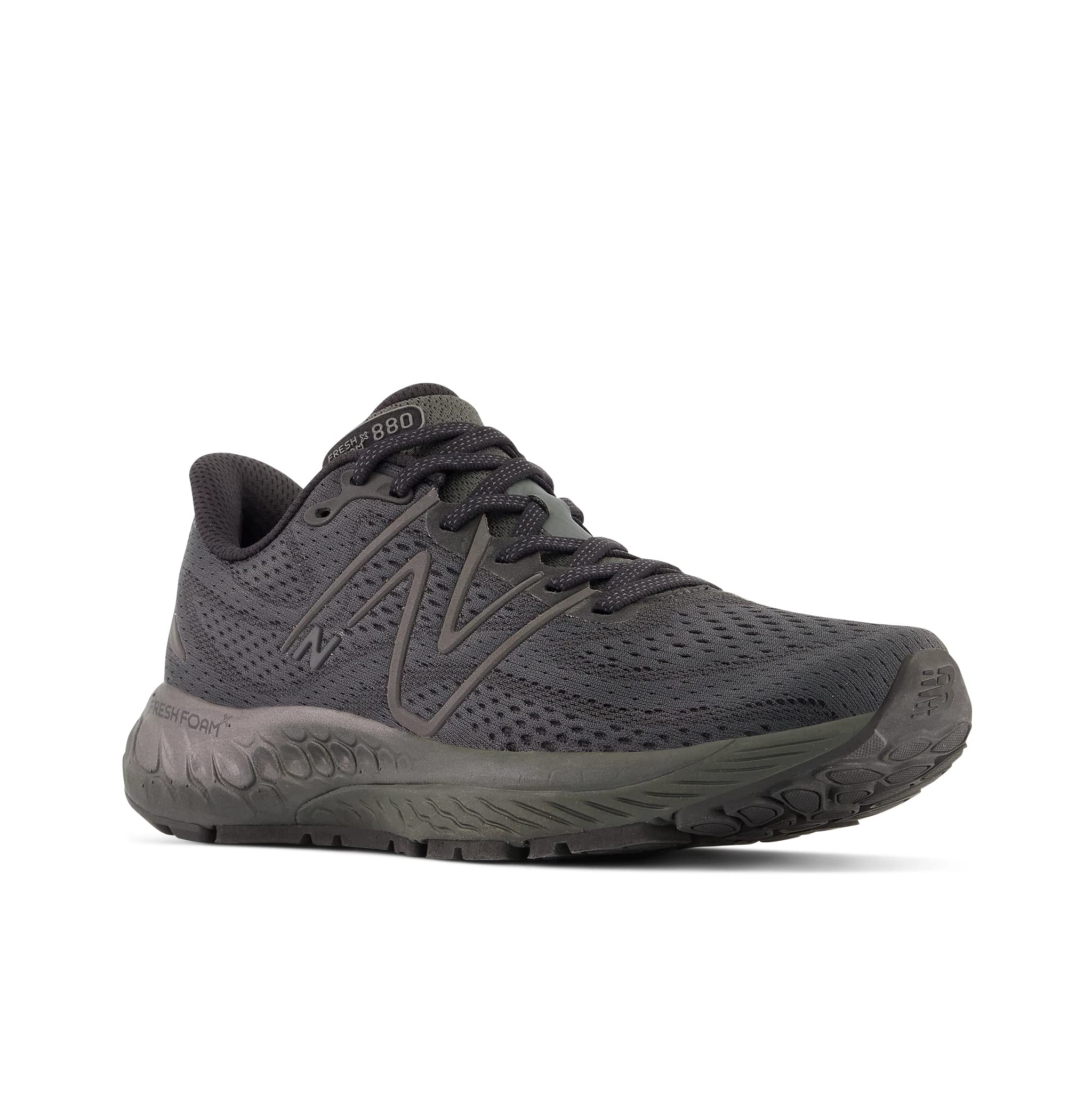 New Balance Women's W880T13 Running Shoe, Blacktop/Black Metallic/Black, 10
