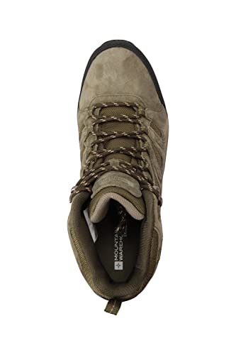 Mountain Warehouse Aspect Extreme Mens IsoGrip Waterproof Walking Boots Khaki 10 M US Men