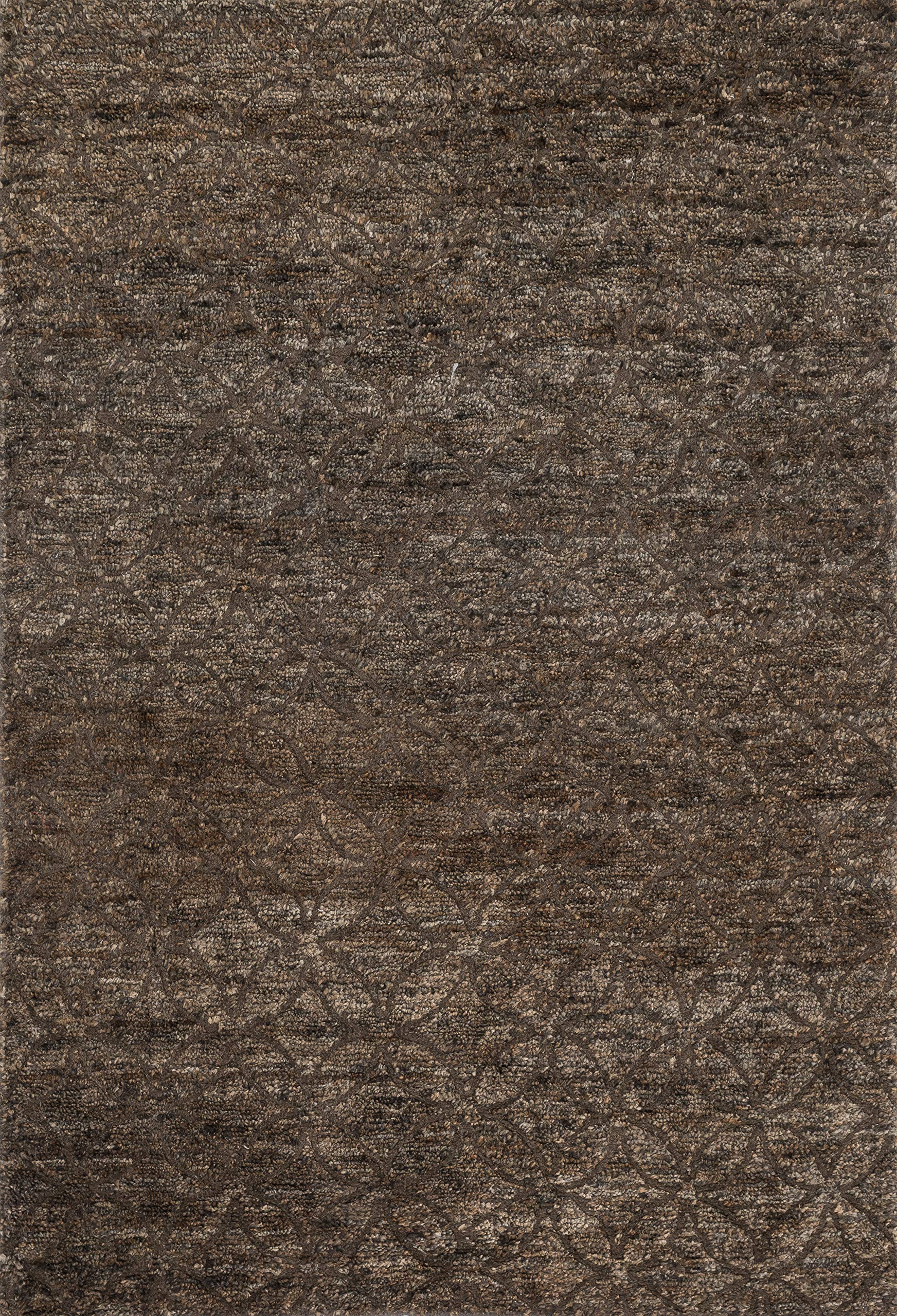 Loloi SAHARA Area Rug, 4'-0" x 6'-0", Pinebark
