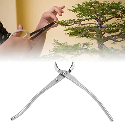 Socobeta Concave Root Cutter, Abrasion Resistant Bonsai Cutters Stainless Steel High Hardness Professional 21cm/8.27in Effective Rustproof for Gardening Tool