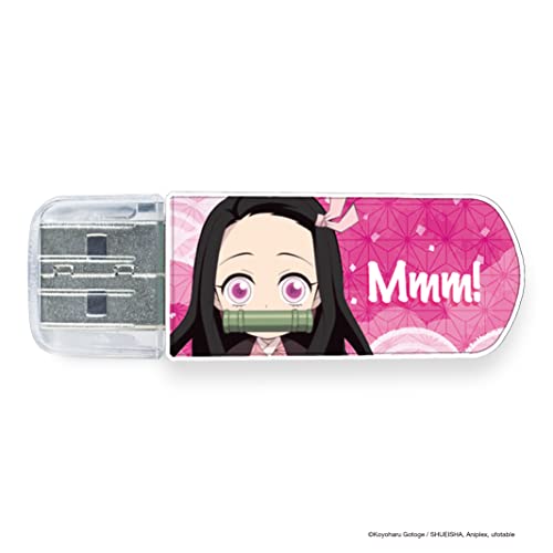 Verbatim Officially Licensed Limited Edition 16GB Demon Slayer: Kimetsu no Yaiba Thumb Drive - Nezuko Kamado - Anime Design USB 2.0 Flash Drive