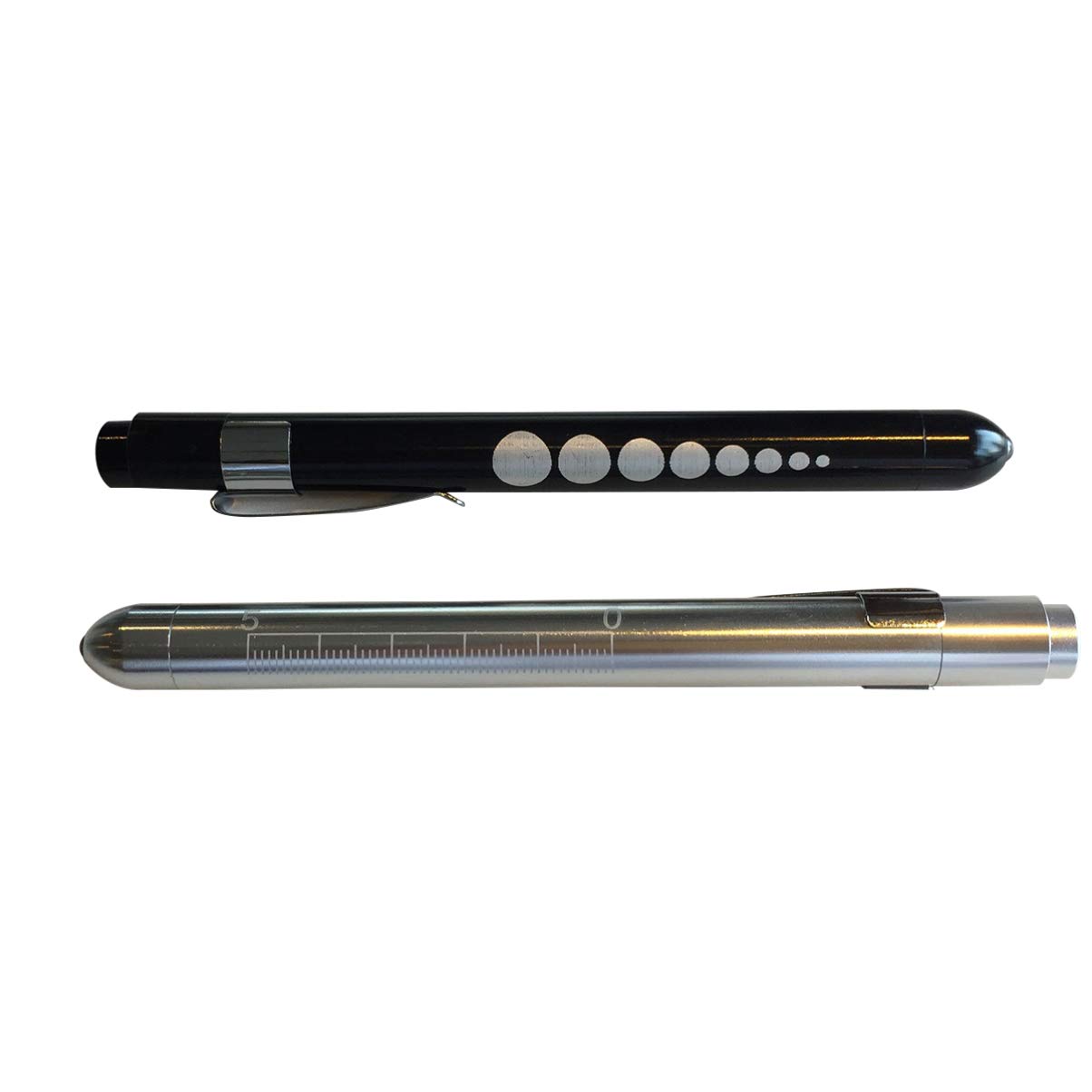 VILLCASE 2pcs Led Pen Light Bulk Flashlights with Pupil Gauge Pen Light with Pupil Doctor Pupil Pen Light Nursing Students Pen Rechargeable Flashlight Reusable Led Gift Nurse Medical