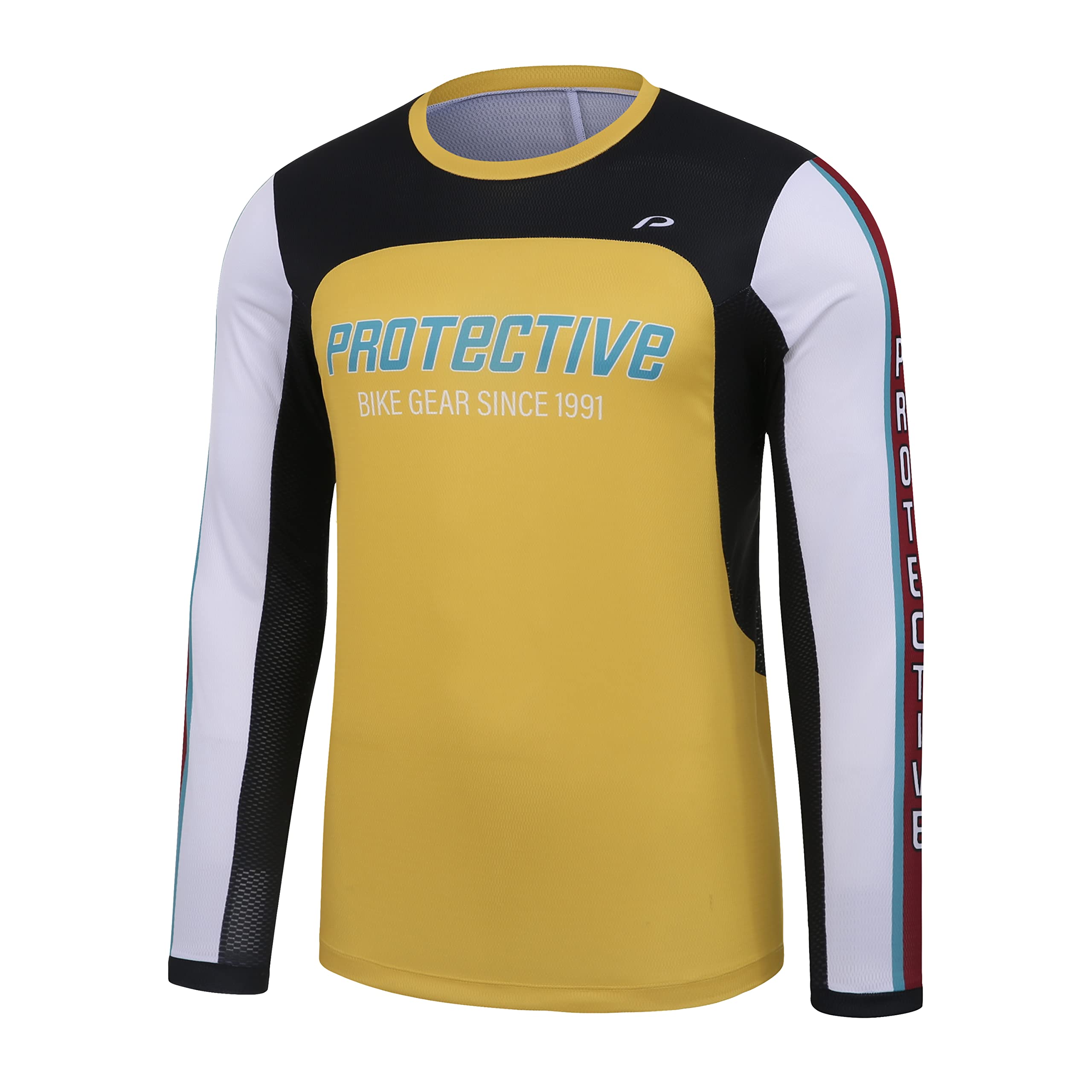 Protective men’s Long Sleeve Bike Jersey for Outdoor Activities - MTB Casual Style Combined with Recycled Materials