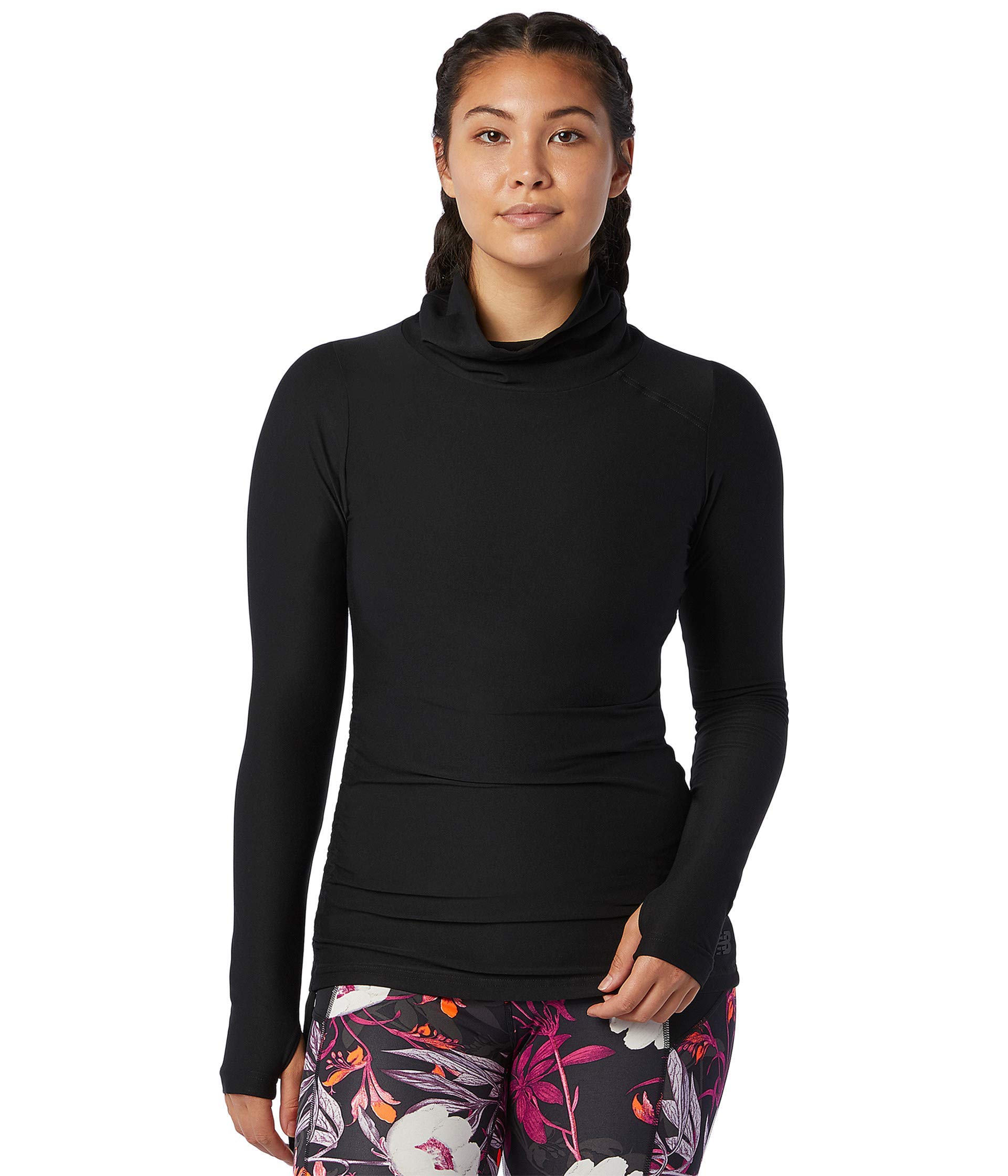 New Balance Women's Transform Cowl Tunic, Black, Large
