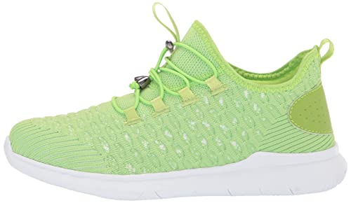 Propét Women's TravelBound Sneaker, Green Apple, 10 Narrow