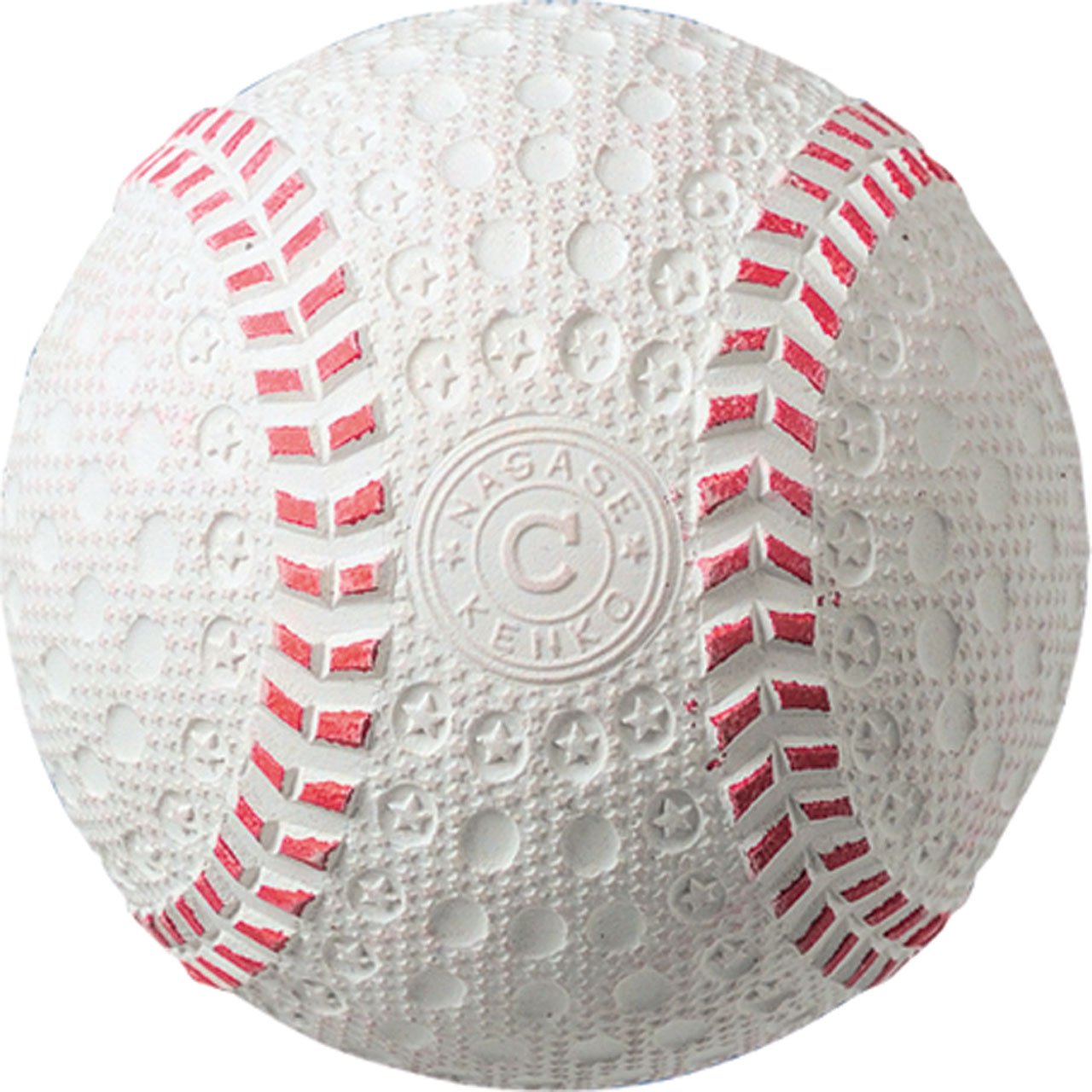 Markwort Kenko 8.5C White Baseball with Dimpled Cover - 4 1/2-Ounce 8 1/2-Inch Circumference (1 Dozen)