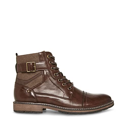 Madden Men's M-TITTAN Combat Boot, Brown, 11.5