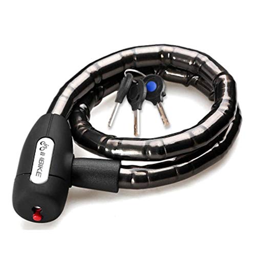 SRZR Bicycle Lock Bike Lock Waterproof Anti-Theft Cable Lock Bicycle Locks with Keys Bike Lock
