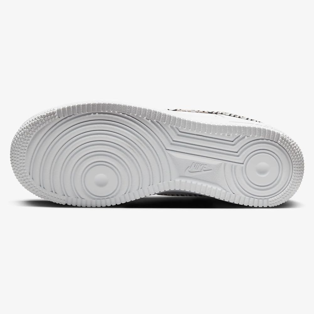 Nike Air Force 1 Low Womens White Hemp Black Size 7