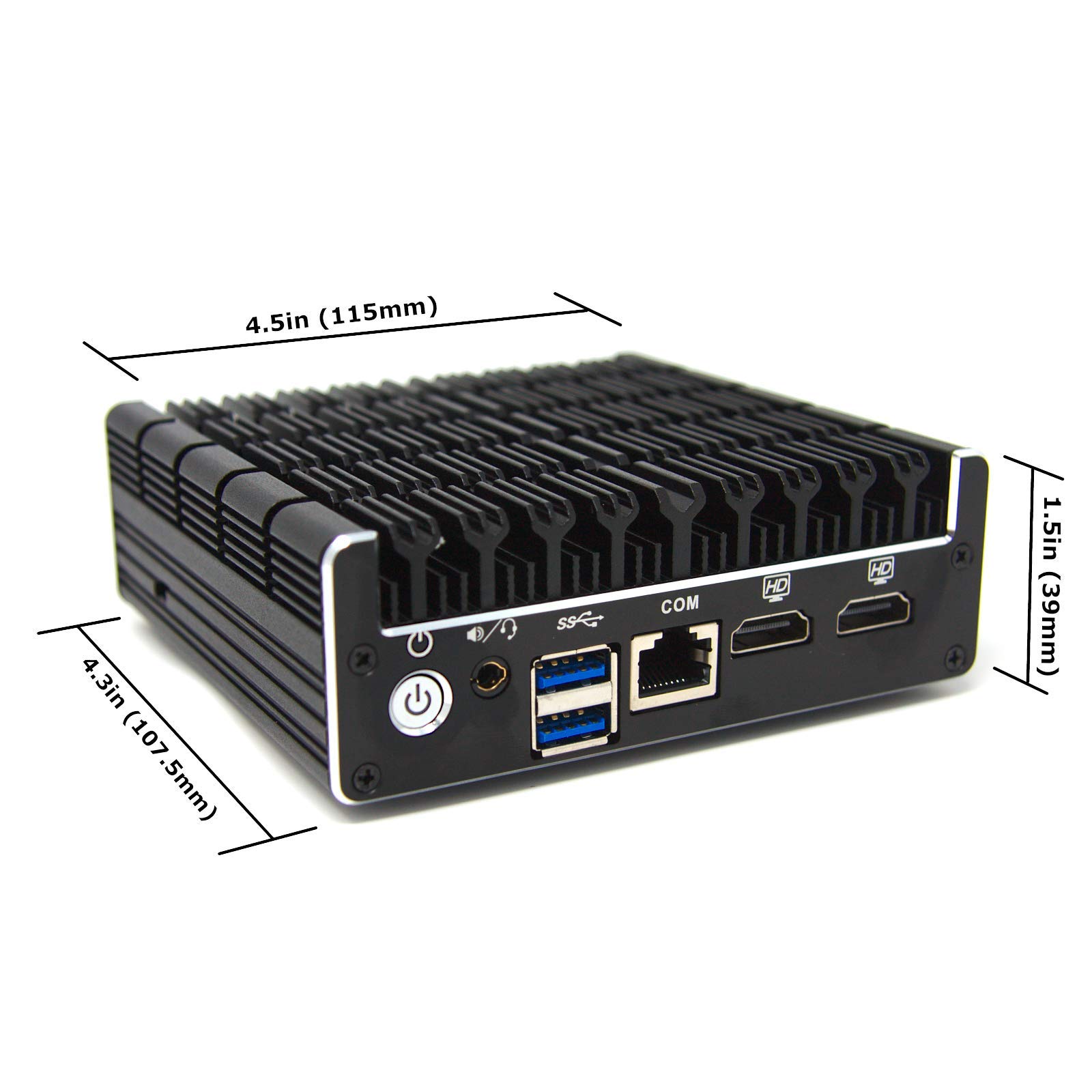 Protectli Vault FW2B - 2 Port, Firewall Micro Appliance/Mini PC - Intel Dual Core, AES-NI, 8GB RAM, 120GB mSATA SSD