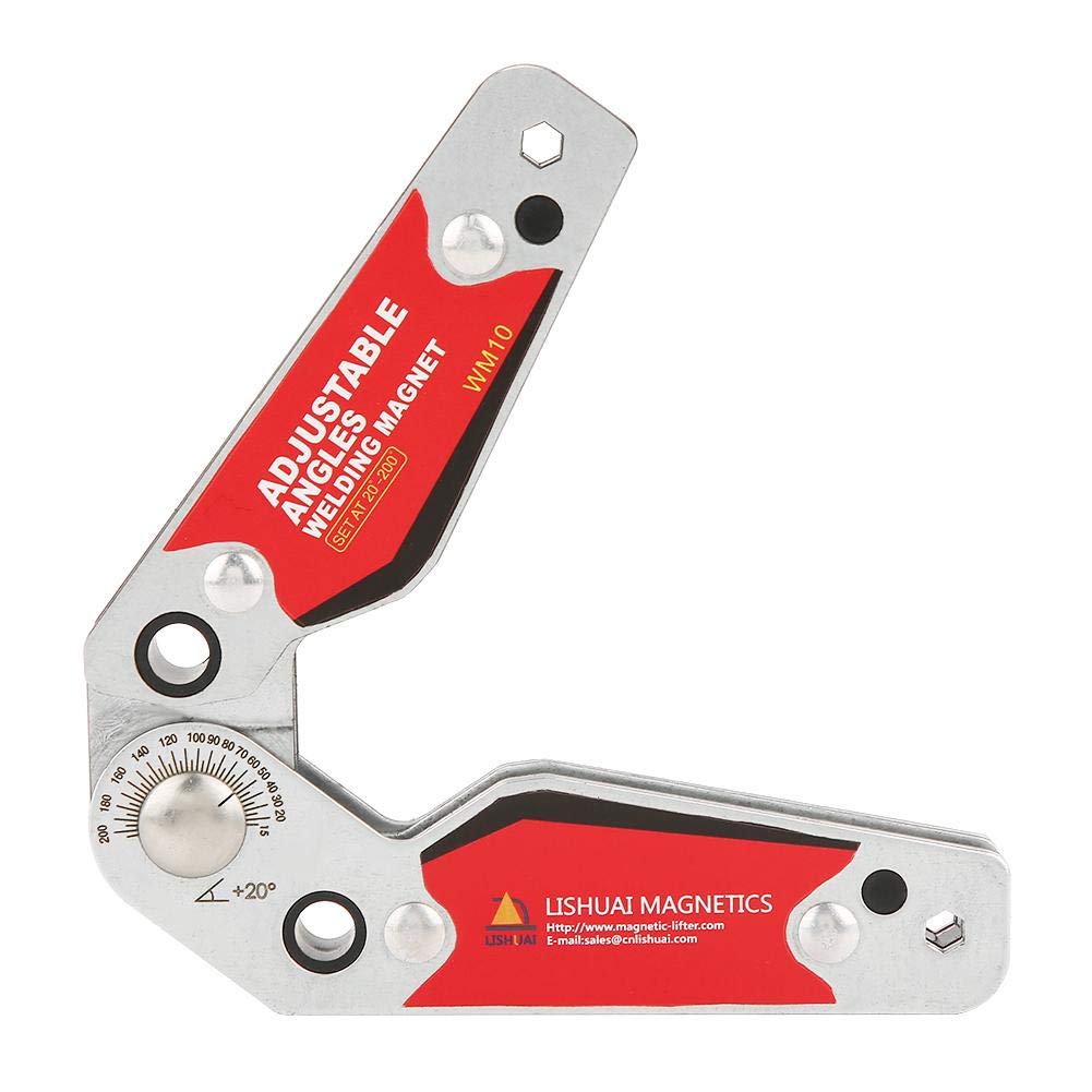 Welding Holder, 20°-200° 12cm / 4.7inch Mini Multi Adjustable Angles Welding Magnet Magnetic Holder Welder Tool Accessories Welding Tool Holder