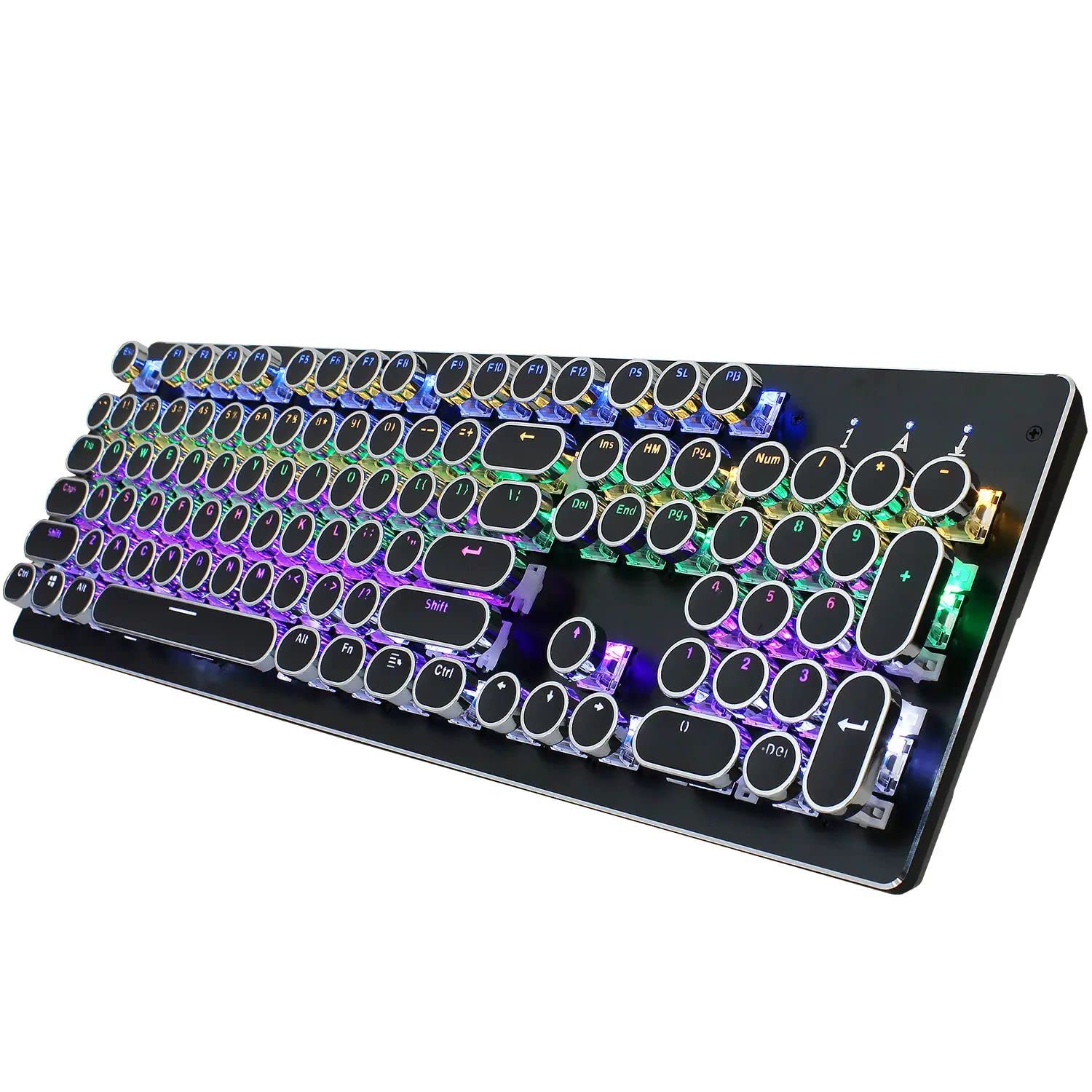 XLJ Gaming Keyboard and Mouse Combo,RGB Backlit Gaming Keyboard with Ergonomic Detachable Wrist Rest, Programmable 7200 DPI RGB Gaming Mouse for Windows PC Mac Office/Gaming