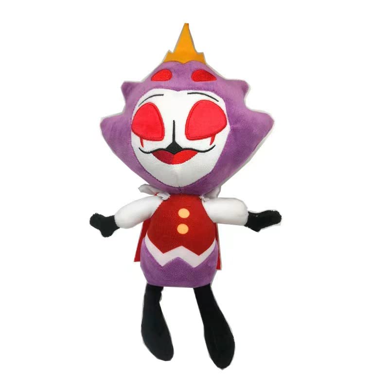 TYHVDE Devil Plush Toy, 30cm/11.8inchs Stuffed Plushies Dolls, Anime Young Figure Pillows Gift for Fan Kid Birthday (Purple)