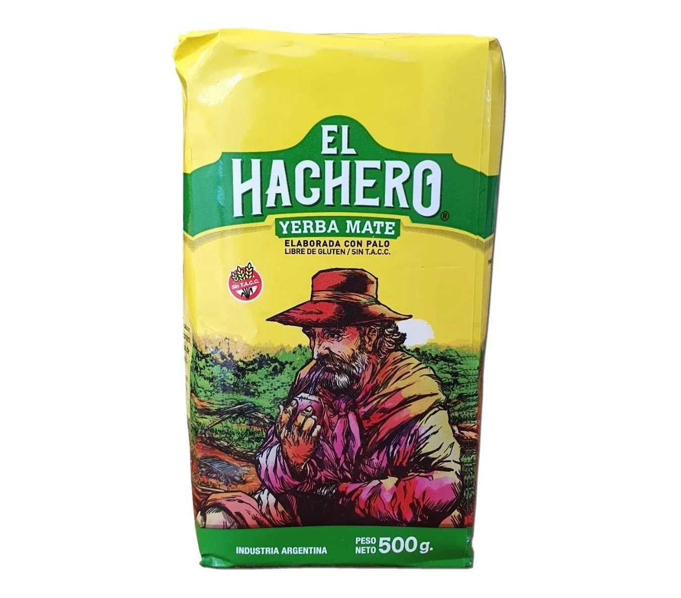 The Argentino "El Hachero" Yerba Mate Tea Yerba Mate Loose Leaf Yerbamate Yerbe mate Loose green tea (500g./1.1Lb)