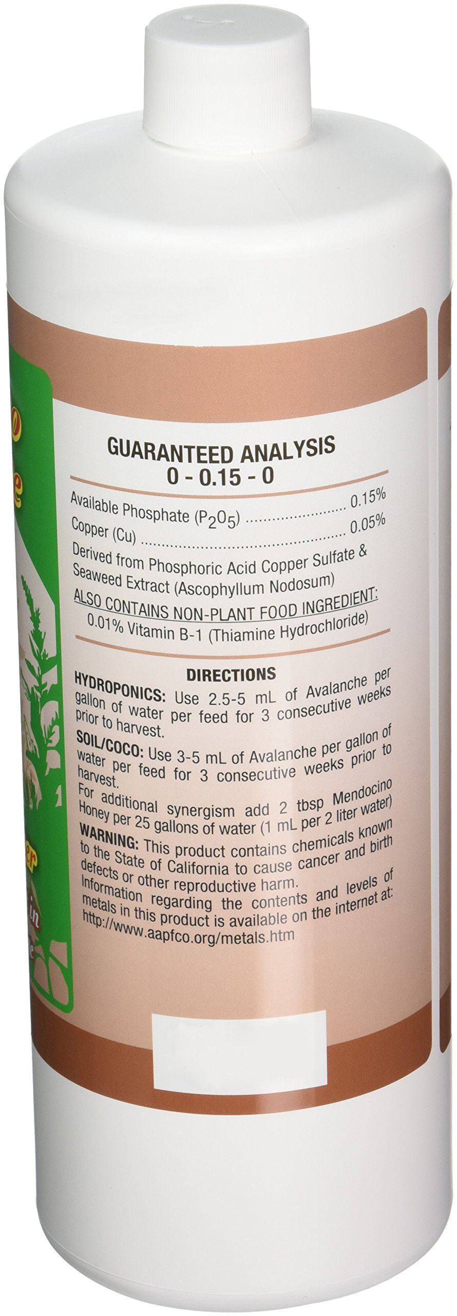 Mendocino GL557509 Grow qt Avalanche, 1 Quart, Clear