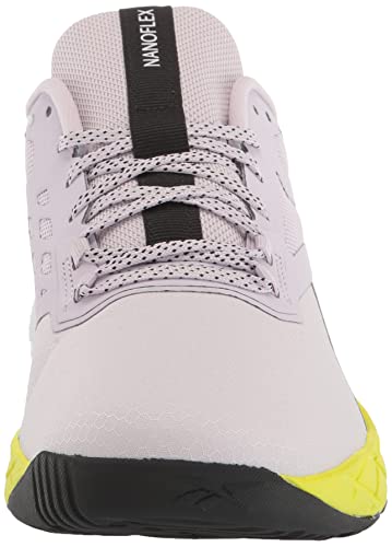 Reebok Women's Nanoflex Cross Trainer, Quartz Glow/Black/Atomic Pink, 8.5