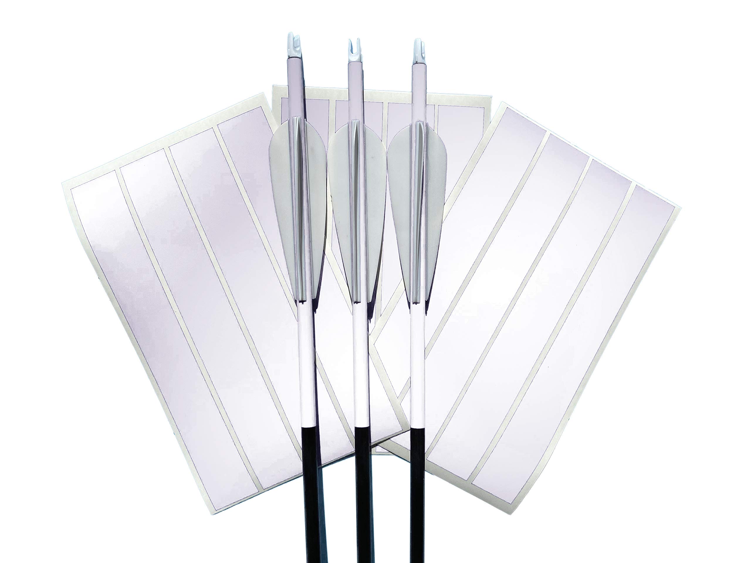 Sierra Archery β Reflective Arrow Wraps for Carbon & Aluminum Archery Shafts | Fits 4mm ID, 5mm ID, or 6-6.2mm ID Shafts | 6" - Cut to Desired Length | 15 Count (Small - 0.204/5mm Shafts)