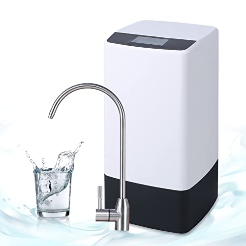 Water Filter System Under Sink 5 Stage Filtration System Water Purifier with 1 Set of 5 Cartridges for Kitchen Drinking Tap Water Sediment Chlorine Without Electricity