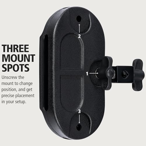 Meinl Percussion Block with Adjustable Mount, Low Pitch β NOT MADE IN CHINA β For Perc Rigs, Drum Set or Marching Band, TWO-YEAR WARRANTY (MPE4R)