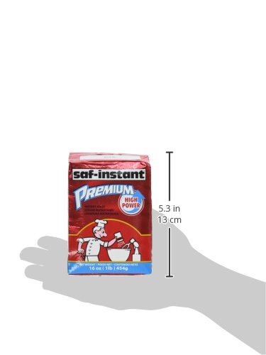 SAF Instant Premium Yeast 16 Oz, (Single Pack)