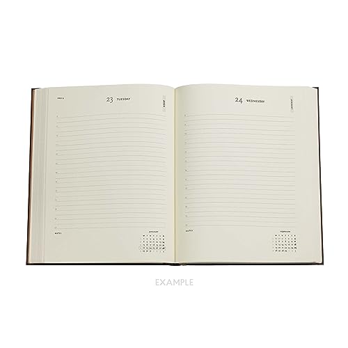 Safavid Indigo (Safavid Binding Art) Ultra 12-month Day-at-a-Time Dayplanner 2024