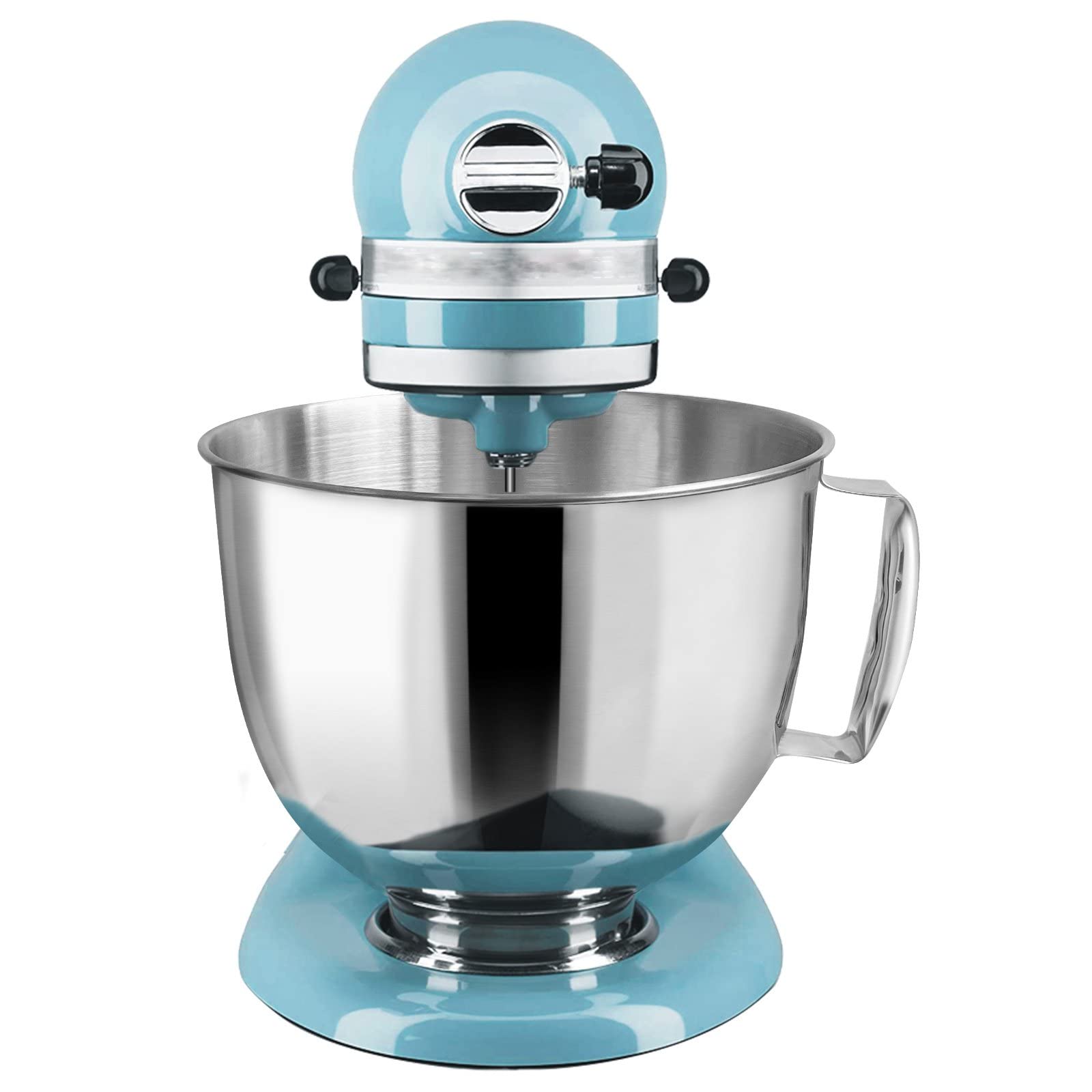 Stainless Steel Bowl Compatible with Kitchenaid Mixer 4.5/5QT,5 Quart Stainless Bowl for Kitchen Aid Mixing
